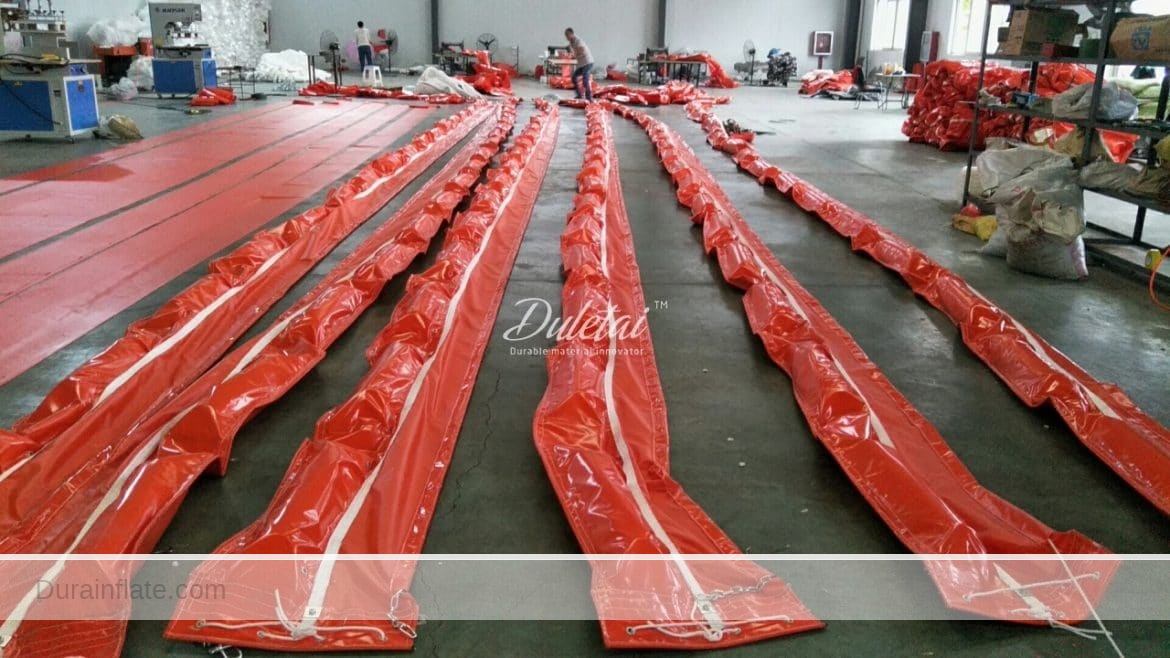 PVC solid floating oil containment boom - DuraInflate | Duletai New ...