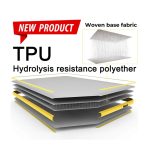 Inflatable air mattress with TPU dropstitch