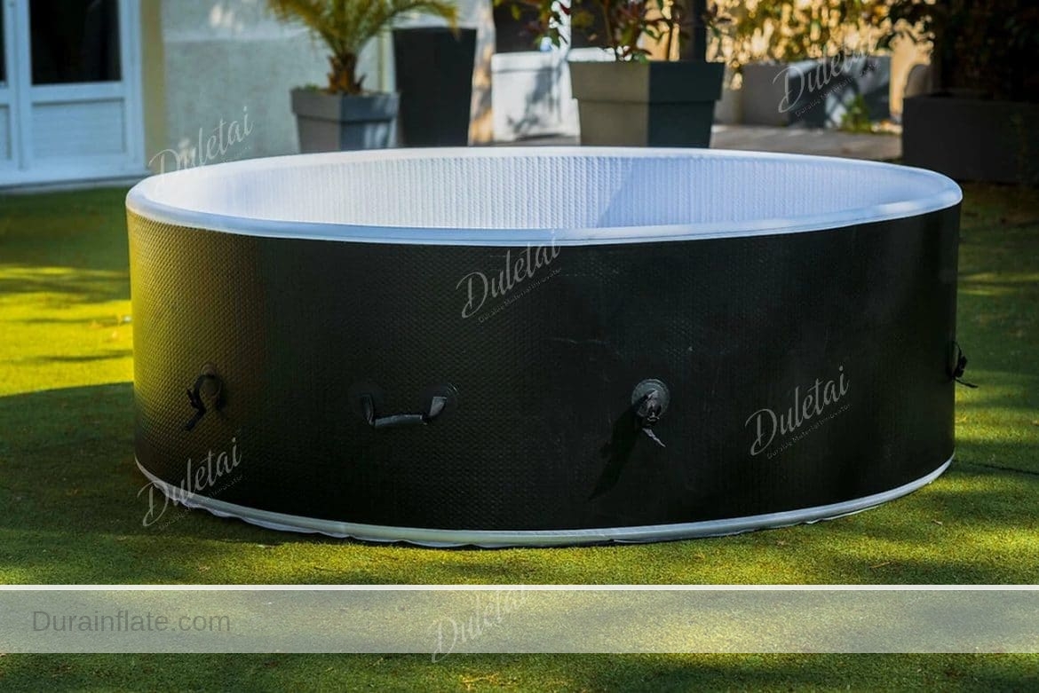 Dropstitch inflatable tub made of TPU dropsitch fabric